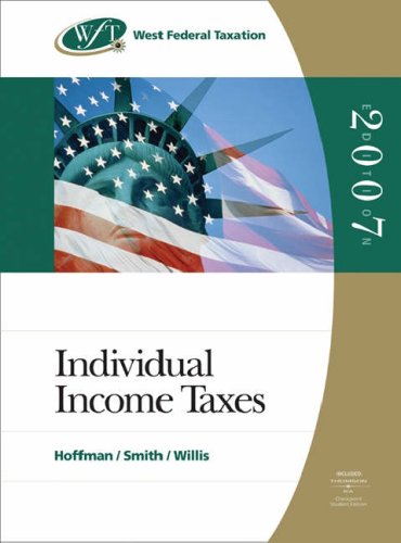 Buy West Federal Taxation: Individual Income Taxes, 2007 Edition (With Ria Checkpoint Student ...