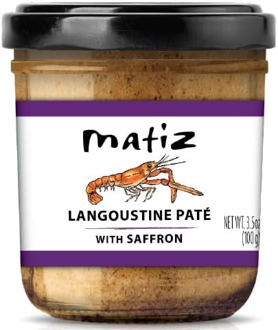 Amazon.com: Matiz Langoustine & Saffron Seafood Pate - Gourmet Spread ...
