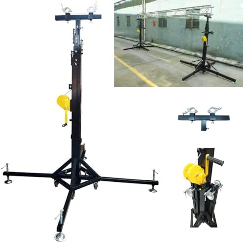 Amazon.com: EQCOTWEA Lighting Crank Stand Triangle Stage Lighting Truss ...