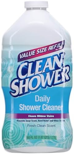 Amazon.com: Clean Shower Daily Shower Cleaner Refill 60oz (Packaging ...