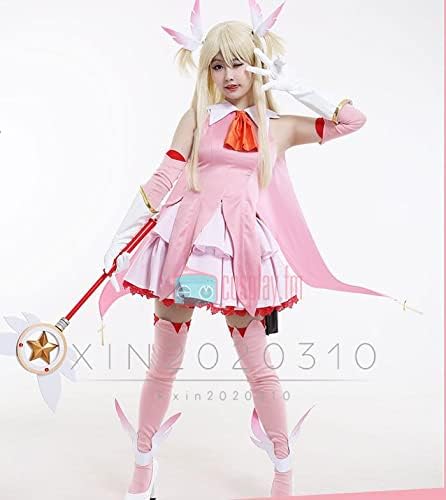 Amazon.co.jp: [XIN XIN] Fate GrandOrder フェイト FGO コスプレ衣装 魔法少女 イリヤ ドレス 日常 ...