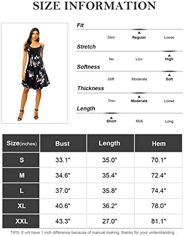 Tanst Sky Womens Sleeveless Adjustable Strappy Sundress Summer Beach ...