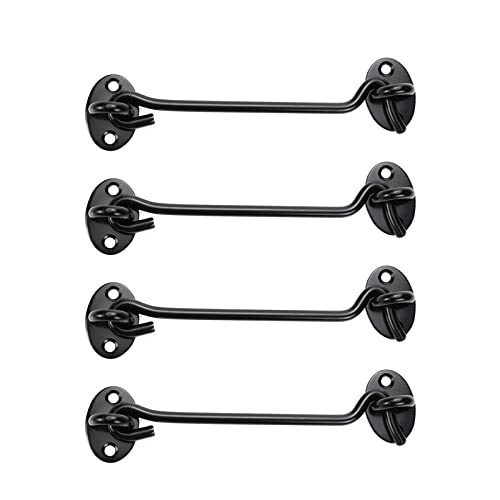 Snapklik.com : 6-inch Hook And Eye Latch Barn Door Lock Gate Latch ...