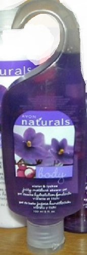Amazon.com : Avon Naturals Body Violet & Lychee Shower Gel : Bath And ...
