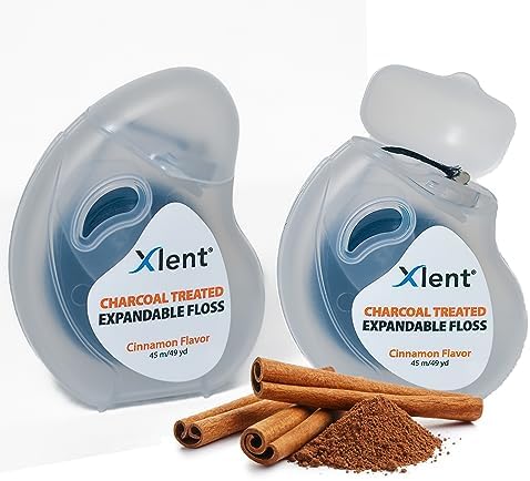 Amazon.com : Xlent Expandable Floss Treated Activated Charcoal, Xylitol ...