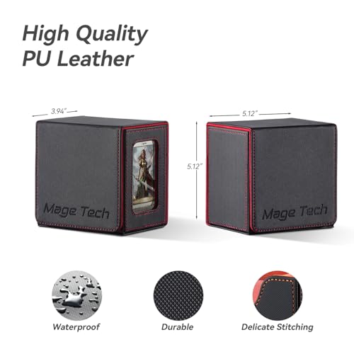 Snapklik.com : Mage Tech Card Deck Box For MTG Commander - Patented Design