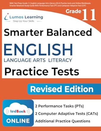 SBAC Test Prep: Grade 11 English Language Arts Literacy (ELA) Practice ...