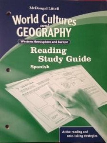 World Cultures & Geography, Grades 6-8 Reading Study Guide: Mcdougal ...