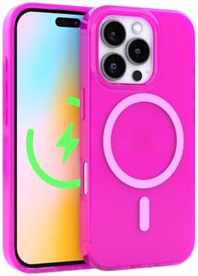 Amazon.com: FELONY CASE for iPhone 16 Pro Max - Stylish Neon Pink ...