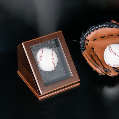 Snapklik.com : Baseball Display Case, Baseball Holders For Balls, Wood ...