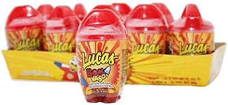 Amazon.com : Lucas Bomvaso Spicy Candy With Gum, 10 Count (SUGAR CANDY ...