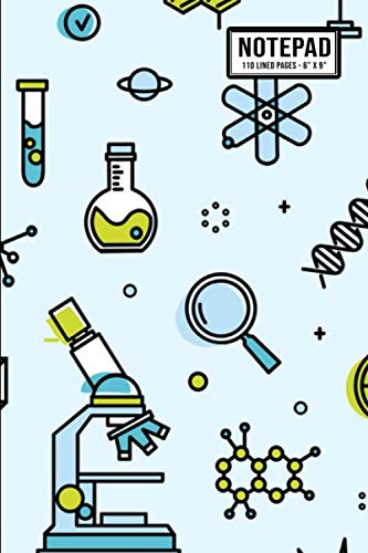 Amazon.com: Science Notepad: Science Small Lined Notepad / Notebook ...
