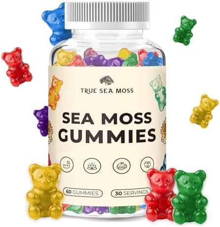 Amazon.com: Vitamatic Irish Sea Moss Gummies mg - 240 Vegan Gummies ...