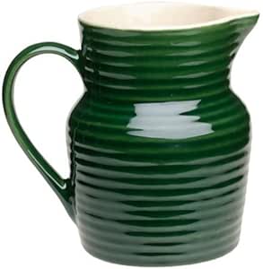 Emile Henry Le Potier 1-1/2-Quart Pitcher, Olive Green : Buy Online at ...