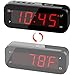 Amazon.com: 2 in 1 Alarm Clock, Indoor Thermometer, Digital Clock,Turn ...