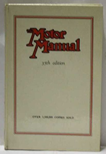 The Motor Manual: No stated author: Amazon.com: Books