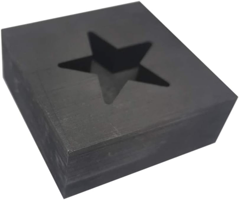 Amazon.com: OTOOLWORLD Star Graphite Casting Ingot Mold Metal Refining ...