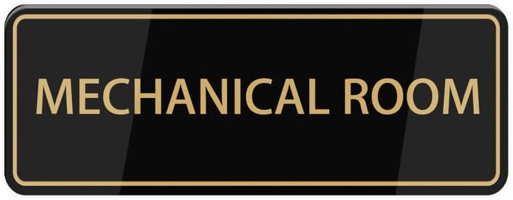 Amazon.com : Mechanical Room Sign For House (With Strong Adhesive Tape ...