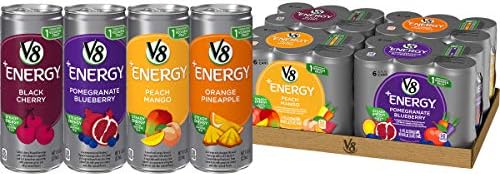 Amazon.com : V8 +Energy Variety Pack, Pomegranate Blueberry, Orange ...