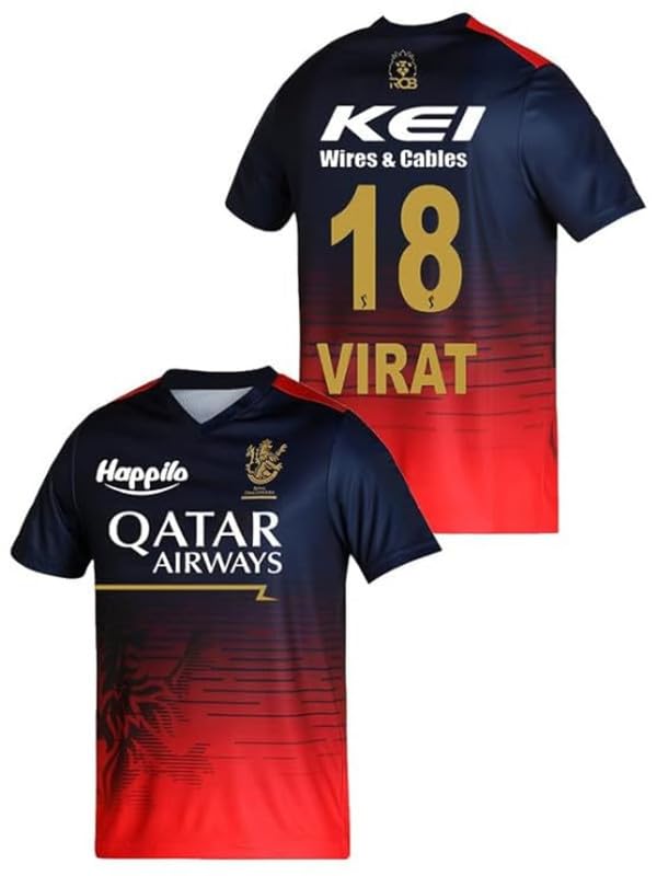 Buy Sports RCB Jersey 2024-25 IPL Tshirt for (Kids & Men & Boys)(12 ...