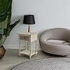 Amazon.com: HOMPUS Fully Assembled Farmhouse Nightstand with Drawer and ...
