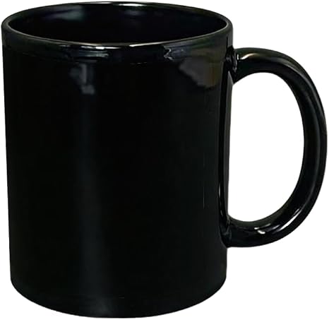 Amazon.com: Funny Coffee Mug Gift, Black Ceramic Cup, 11 oz, Novelty ...