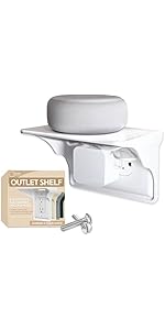Amazon.com: Storage Theory Horizontal Wall Outlet Shelf – Transform ...