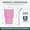 Amazon.com | 3 oz Mini Stanley Tumbler Shot Glass with Straw and Lid ...