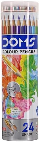 Doms 25 Shades Oil Pastel with Case | Smooth Color Intermixing for ...