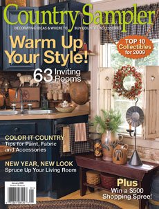 Country Sampler, January 2009 Issue (Single Issue Magazine): by Editors ...