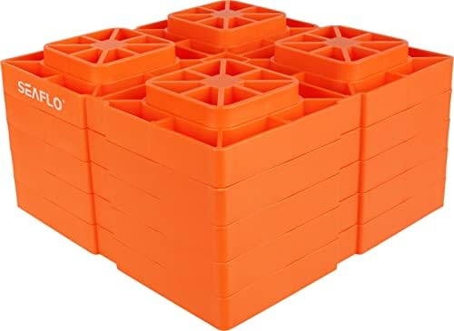 Amazon.com: SEAFLO Heavy Duty RV Leveling Blocks Compatible with Single ...