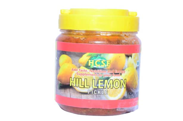 HCSF Hill Lemon Pickle Handmade Galgal Ka Achar 500Gm Organic Healthy ...