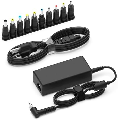 Portable Universal Laptop Charger 70W Multi Tips Silm Notebook AC ...
