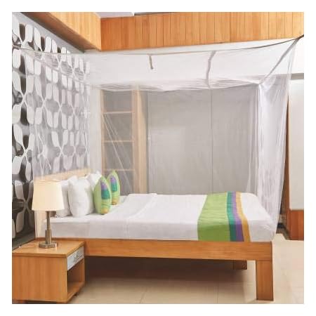 IBLAY Machardani Net Double Bed King Size - 7x7 Ft Mosquito Netting for ...