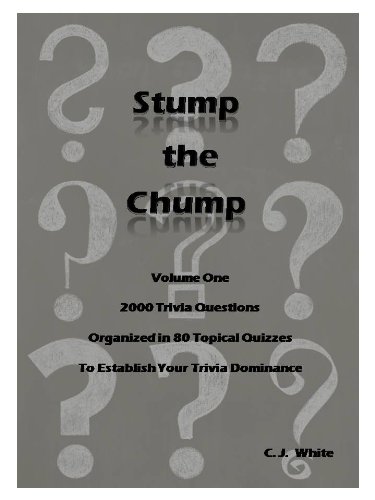 Amazon | Stump the Chump Volume I (English Edition) [Kindle edition] by ...