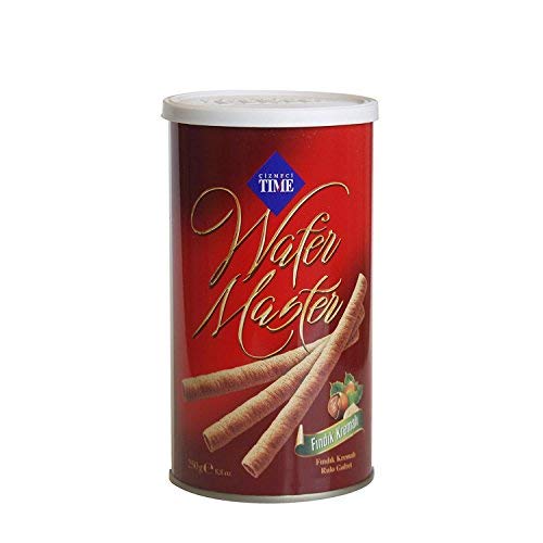 Cizmeci Time Wafer Master Sticks, Hazelnut Cream, 250g, Free ChocoKick ...