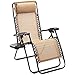 Amazon.com : Amazon Basics Zero Gravity Chair with Side Table, Set of 2 ...