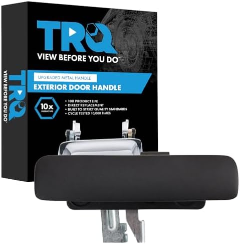 Amazon.com: TRQ Right Side Hinged Door Front Exterior Door Handle Black ...