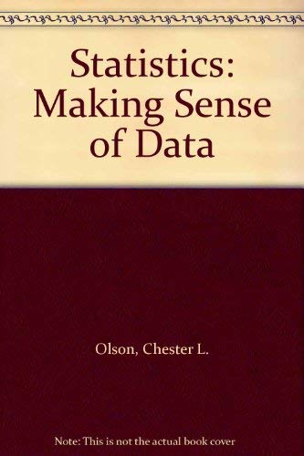 Amazon.com: Statistics: Making Sense of Data: 9780205087907: Olson ...