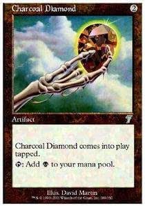 Amazon.com: Magic: the Gathering - Charcoal Diamond - Seventh Edition ...