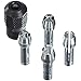 Dremel 4485 Collets Kit, Accessory Set with 4 Collets and 1 Collet Nut ...