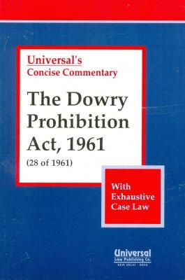 Buy Dowry Prohibition Act, 1961 (28 of 1961) with Exhaustive Case Law ...