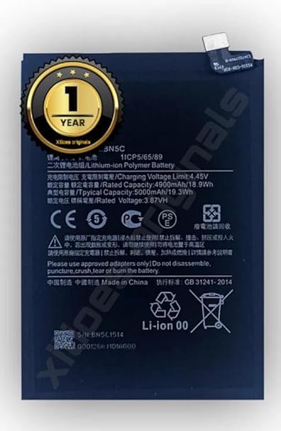 XILIOES ORIGINALS® BN5C Battery for Redmi Poco M4 Pro 5000mAh Battery ...