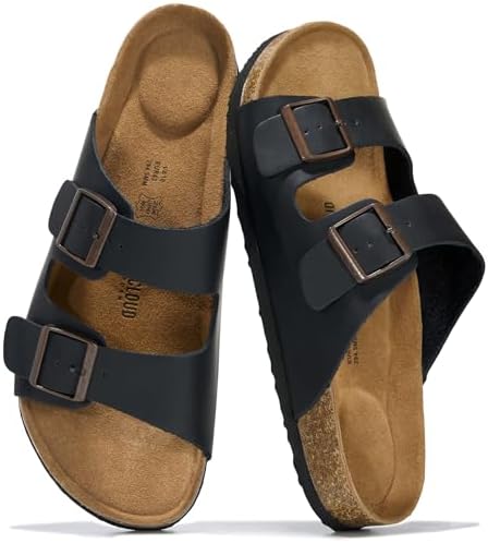 Amazon.com | Project Cloud Mens Sandals 100% Genuine Leather - Memory ...