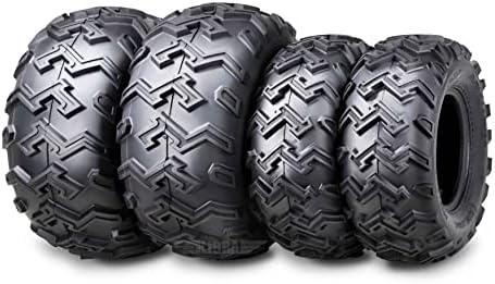 Amazon.com: WANDA Set 4 ATV tires 22x9-10 22x9x10 Front & 22x11-10 22x11x10 Rear Pathfinder ...