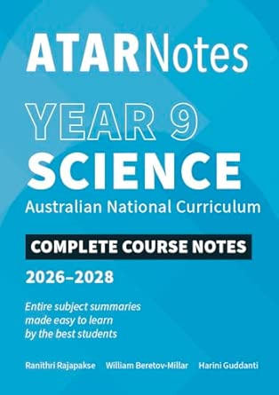ATAR Notes Year 9 Science Complete Course Notes - Australian Curriculum ...