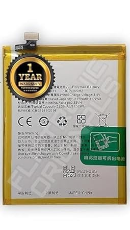 FLIPTRONICS ORIGINALS™ BLP631 Battery for Oppo F3 / F5 / A77 /CPH1723 ...
