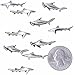 Amazon.com: Shark Pushpins - Silver Finish : Office Products