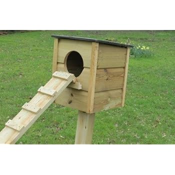 Wild Duck Nesting Box, Duck house for pond, waterfowl coop from ...