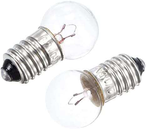 GutReise 50pcs E10 1.5V 0.3A Warm White Bulb Light Bulbs Miniature ...